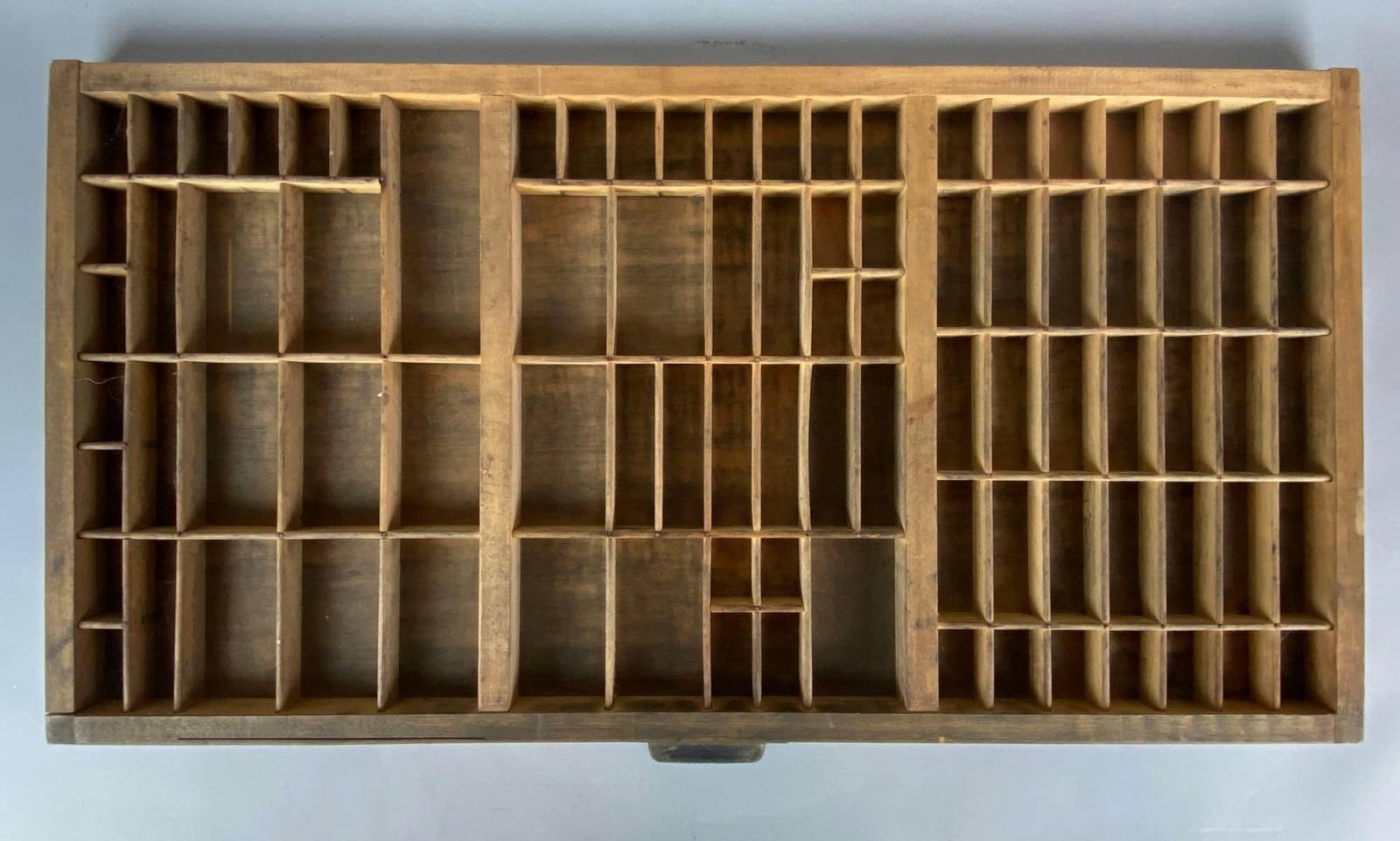 Antique Hamilton Printer Type Tray Drawer Auction