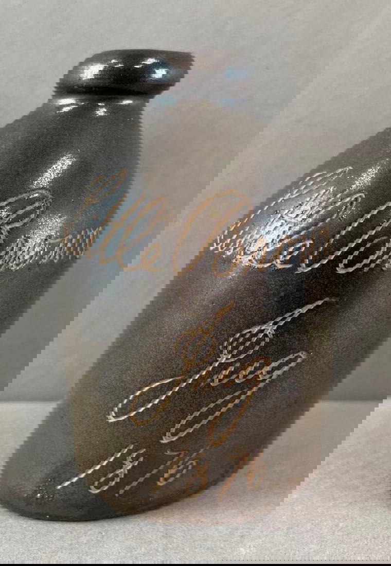 1876 Little Brown Jug Mini Stoneware Scratch Jug Auction