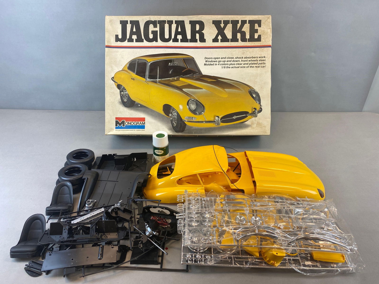 Monogram Models Jaguar Xke Coup 1/8 Scale Plastic Model Kit Auction