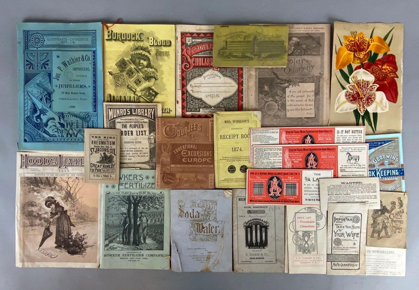 Group Of 20+ Assorted Antique Booklets And More Auction