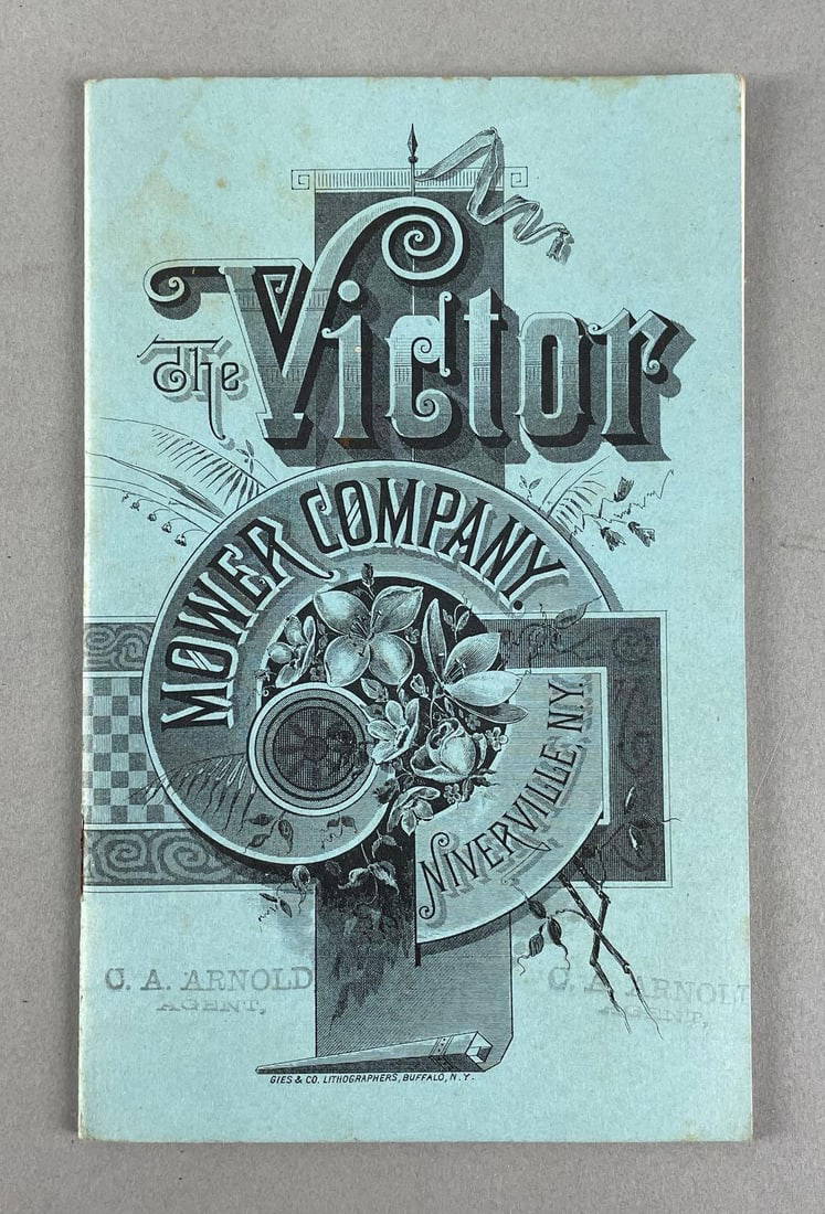 1880s Victor Mower Co. Illustrated Catalogue Auction