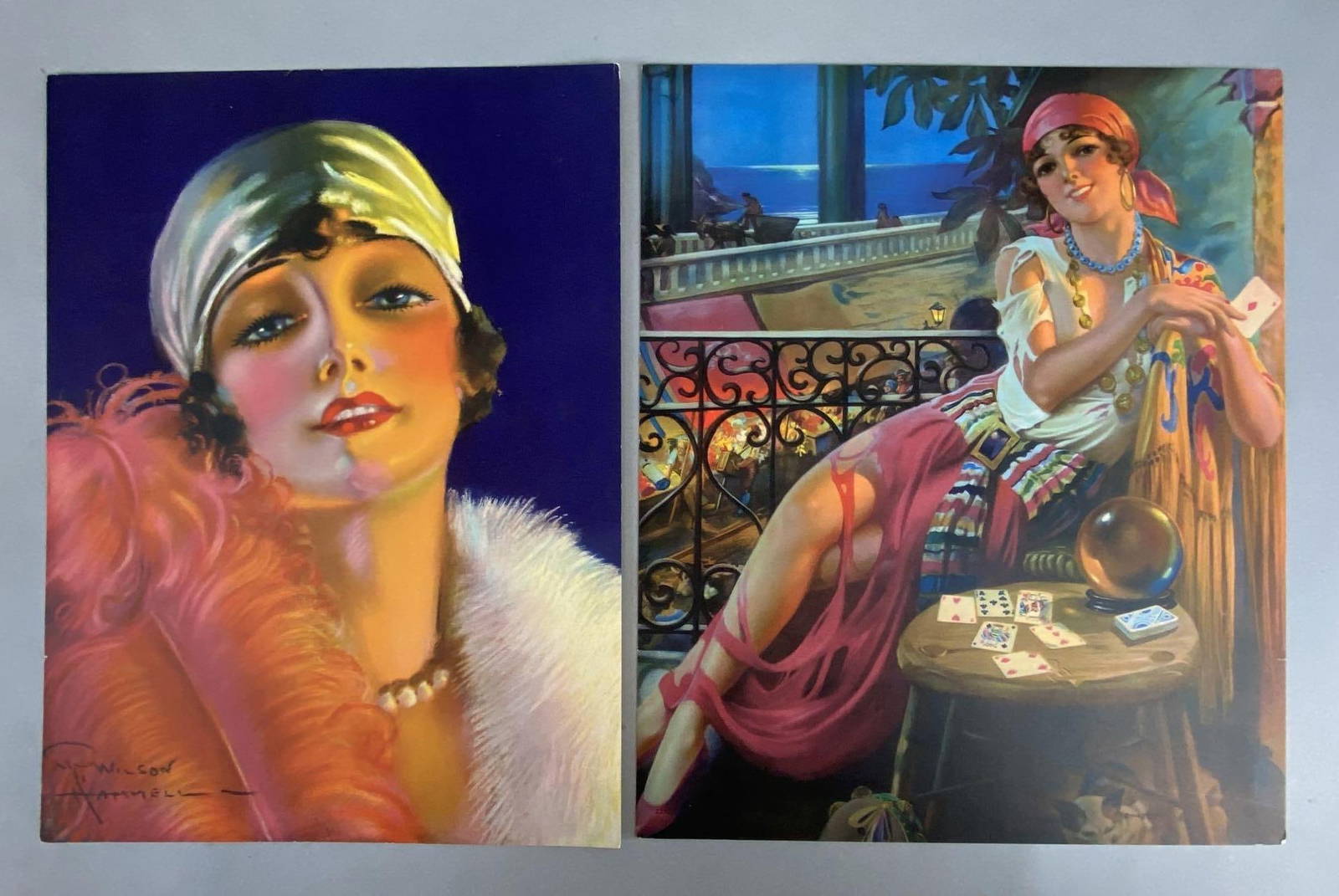 Group Of 2 1920s Gypsy Pin-up Girl Art Prints Auction