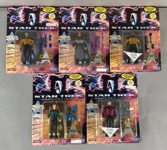 Group Of 1992-93 Star Trek Next Generation Action Figures Auction