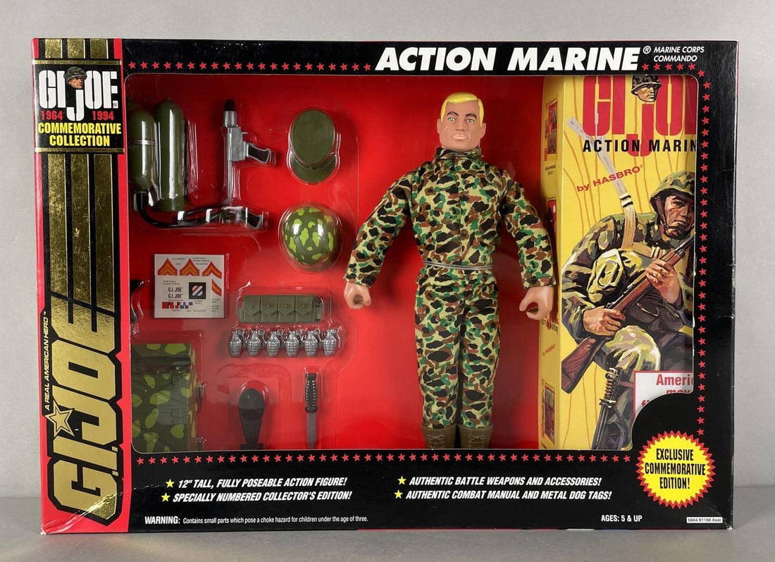 Hasbro G.i. Joe Action Marine Action Figure Auction