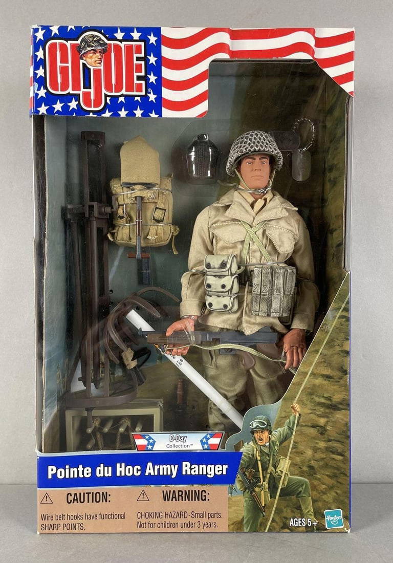 Hasbro G.i. Joe Ww2 Pointe Du Hoc Army Ranger Action Figure Auction