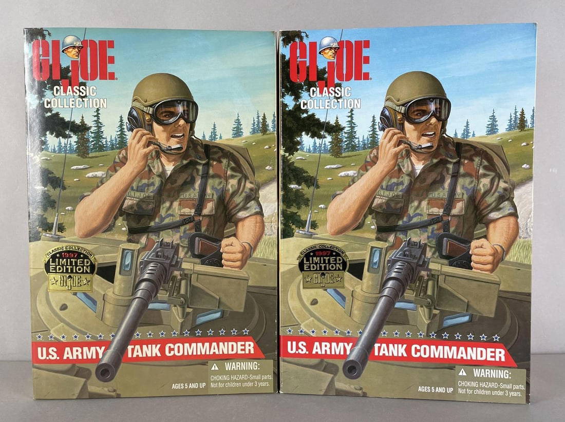Group Of 2 Hasbro G.i. Joe U.s. Army Tank Commander Action Figures Auction