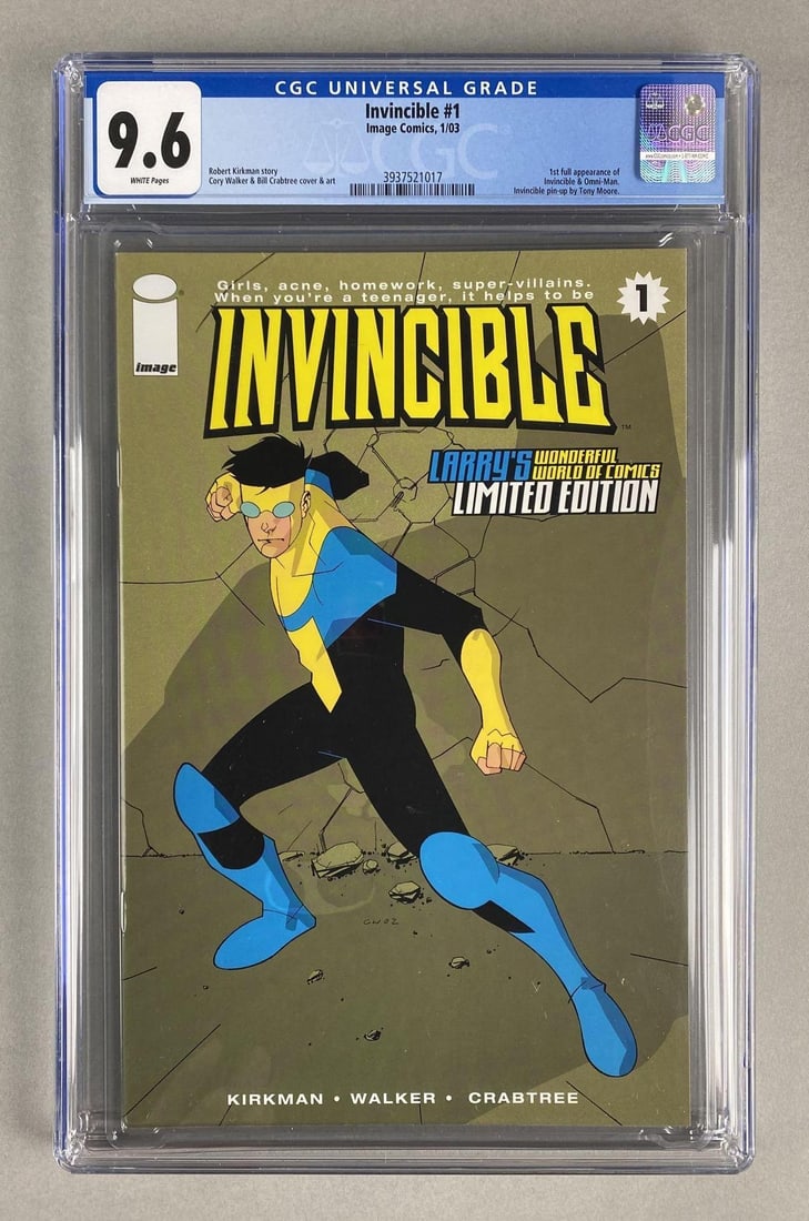 Cgc Graded Image Comics Invincible No. 1 Auction