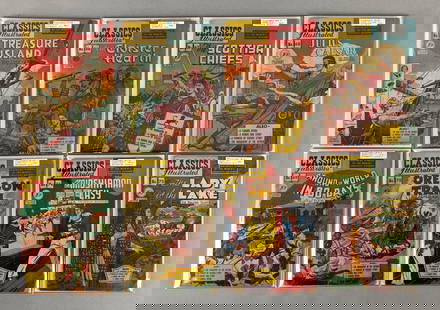 Group Of 8 Classics Illustrated Comic Books