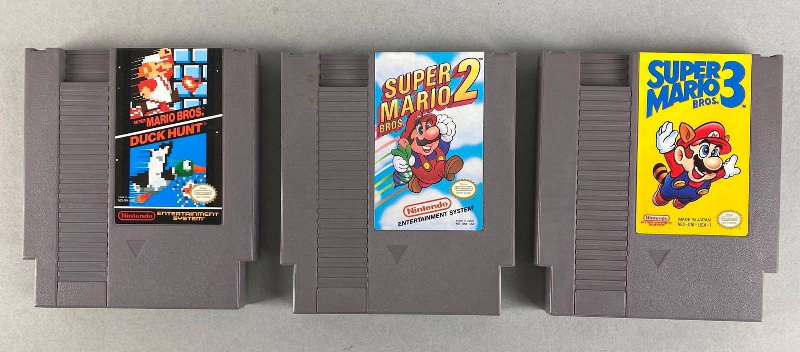 Group Of 3 Nintendo Nes Game Cartridges Auction