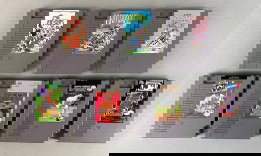 Group Of 3 Nintendo Nes Game Cartridges Auction