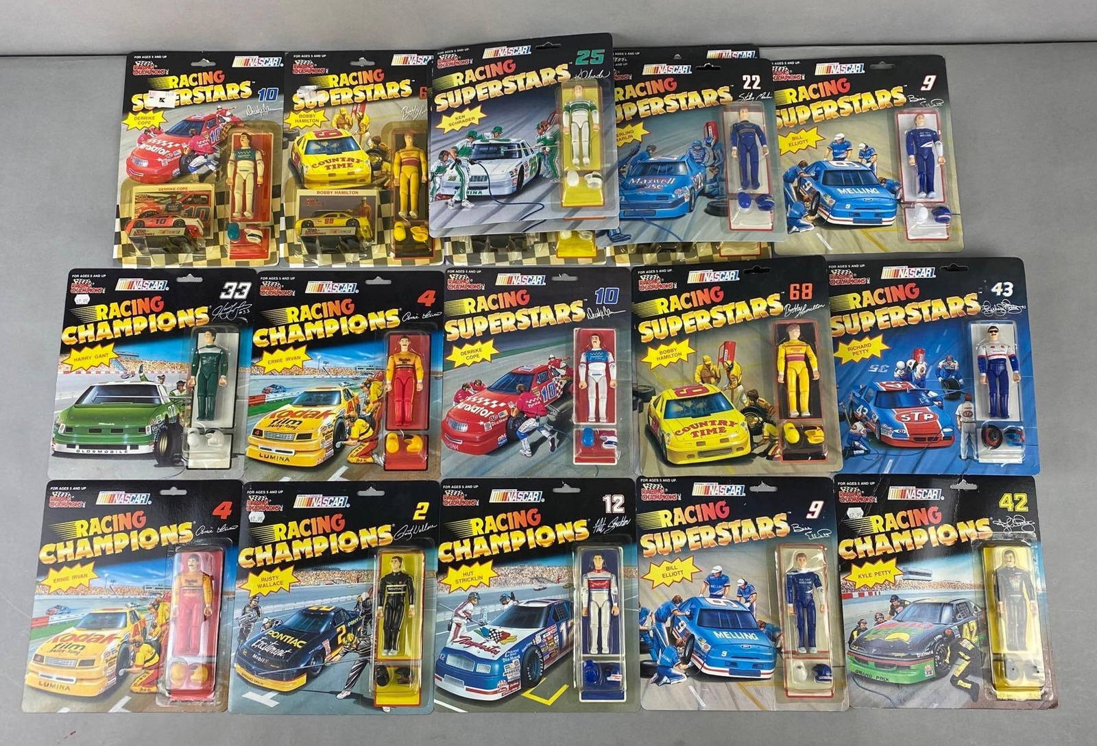 Group Of 20 1991-92 Nascar Racing Superstars/champions Action Figures ...