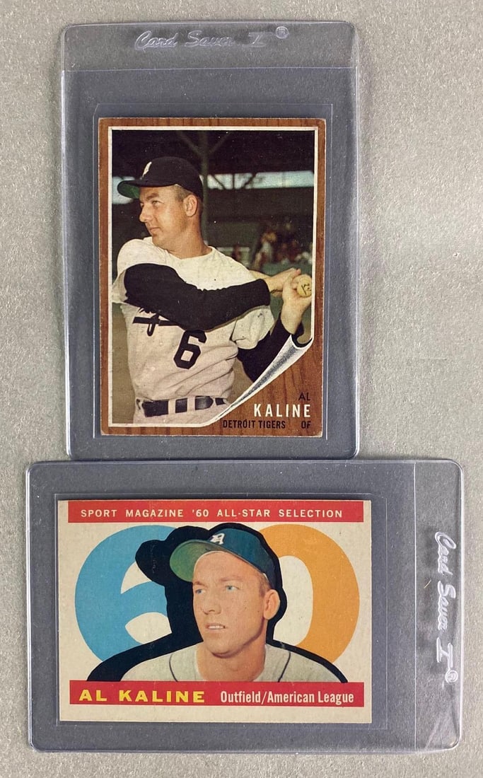 1960 And 62 Topps Al Kaline Cards