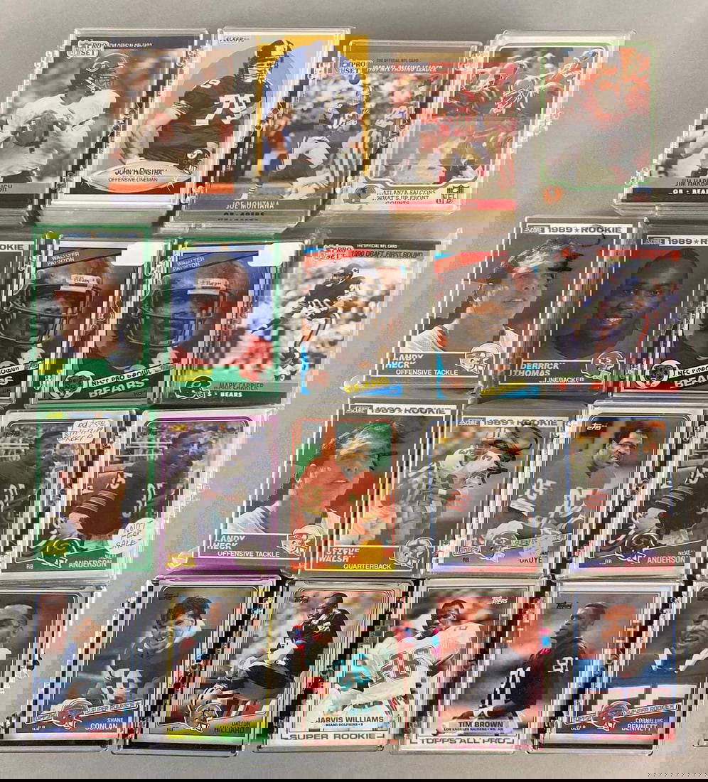 2200+ 1980s - 90s Football Cards With Hofs, Stars, And Rookies Auction