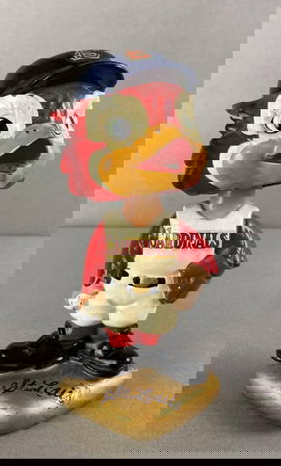 1960s St. Louis Cardinals Bobblehead Nodder With Gold Base