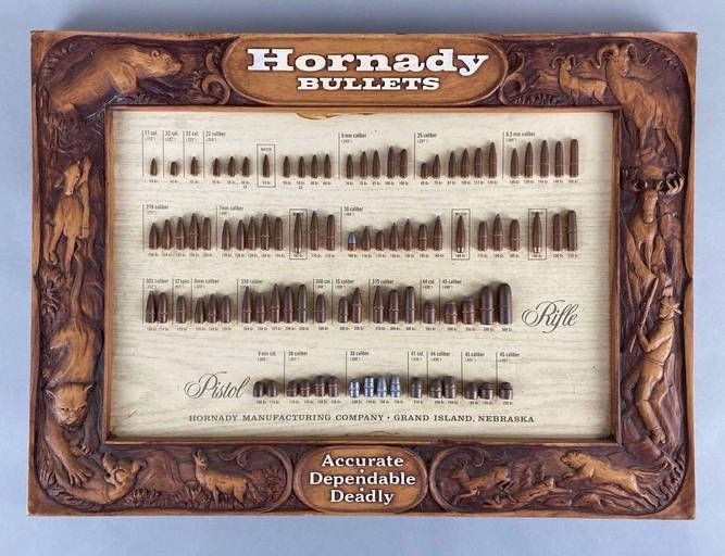 Hornady Bullets Display Advertising Sign