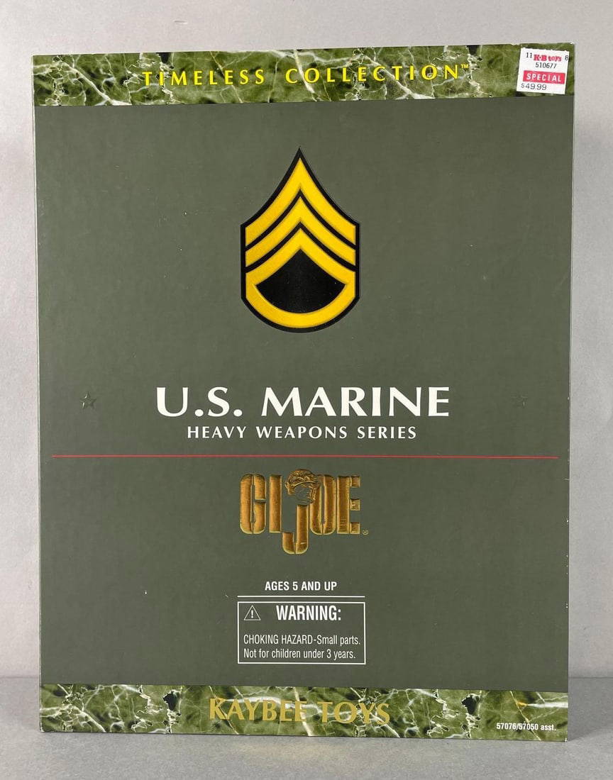 Hasbro G.i. Joe Timeless Collection U.s. Marine Heavy Weapons Action ...