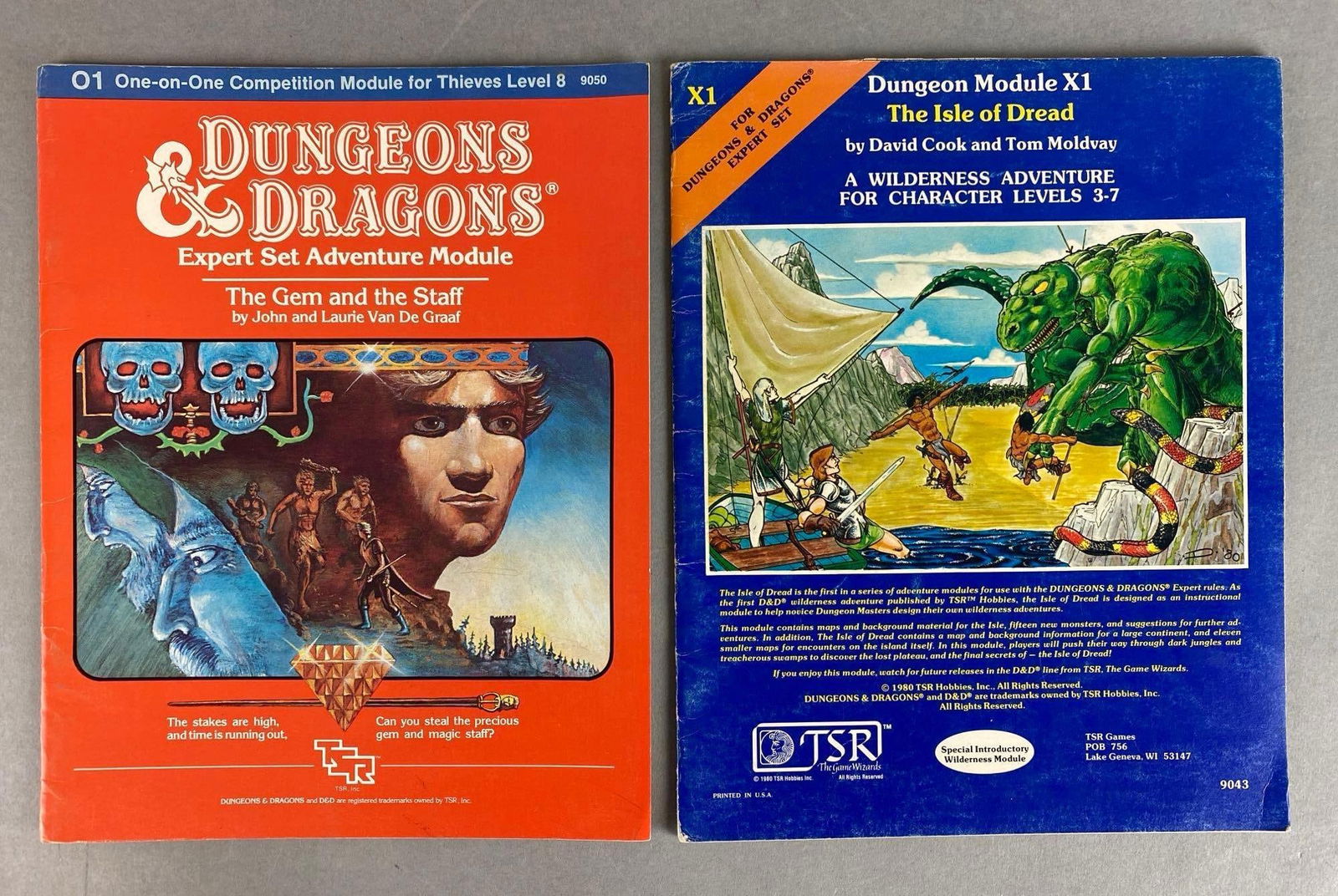 Group Of 2 Tsr Dungeon And Dragons Modules Auction