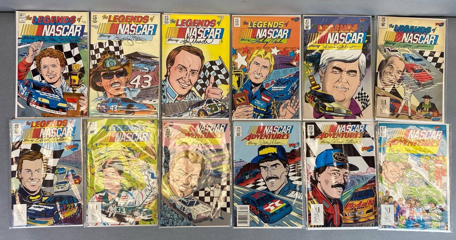 Group Of 10+ Vortex Nascar Comic Books Auction