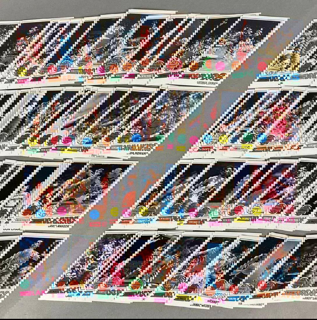 60 - 1977 Topps Basketball High End Cards With Hofs An Rookies Auction