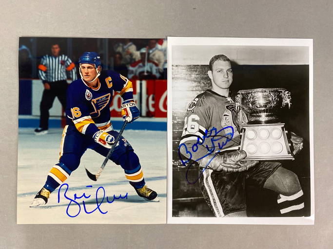 Bobby And Brett Hull Signed 8 X 10s