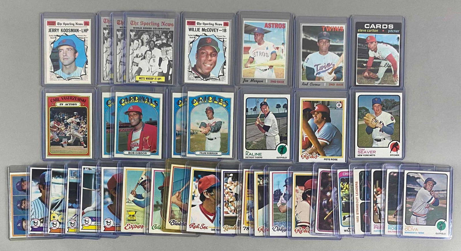35+ 1970s Topps Baseball Hofs And Star Cards Auction