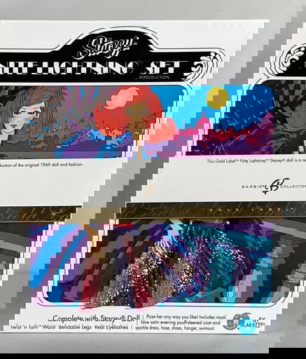 Mattel Reproduction Stacey Nite Lightning Set Fashion Doll