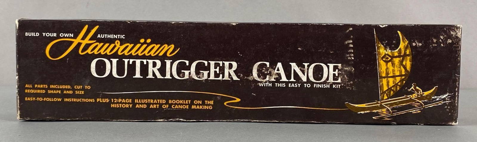 Hawaiian Outrigger Canoe Model Kit Auction