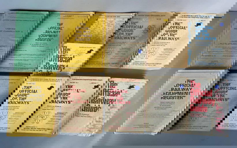 Group Of 11 Railway Guides And More