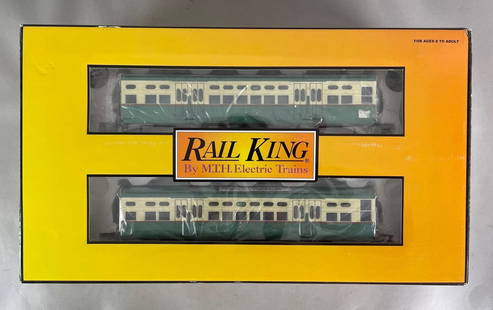Mth Rail King O Scale 2 Car 6200 Series Non-powered Chicago Subway Train Set Auction