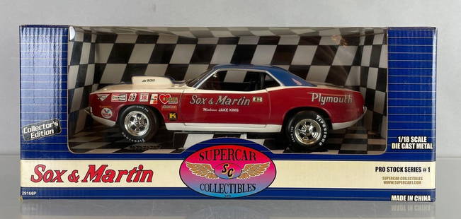 Die-cast Promotions Supercar Collectibles Sox And Martin Plymouth 70 ...