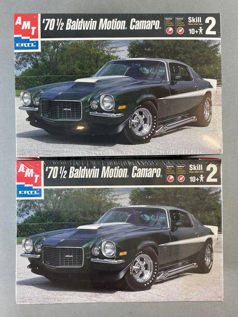 Group Of 2 Amt Ertl 1970 1/2 Baldwin Motion Chevy Camaro Model Kits Auction
