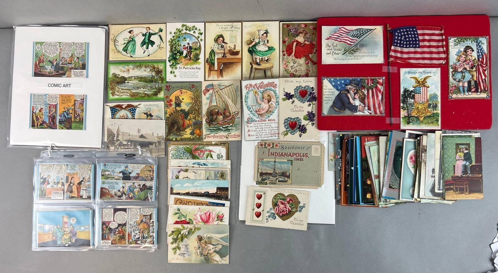 Group Of Assorted Postcards Auction