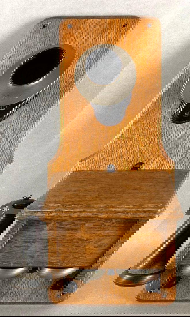 Antique Kellogg Oak Wall Hanging Telephone Auction