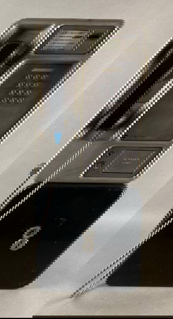 Stromberg-carlson Metal Wall Hanging Payphone Auction