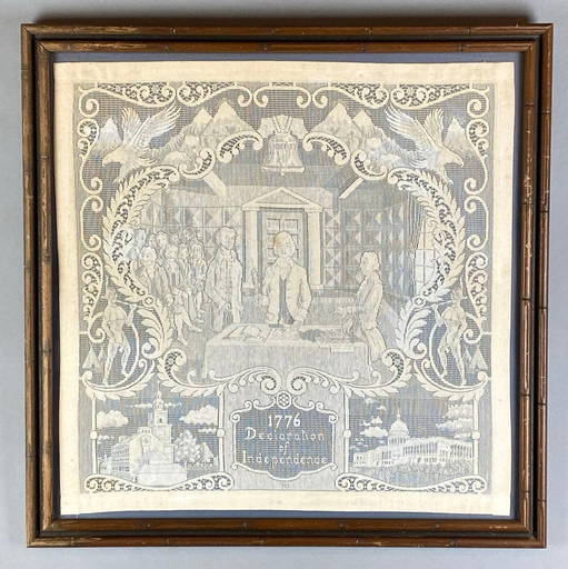 Nottingham The Signing Of The Declaration Of Independence Lace Panel