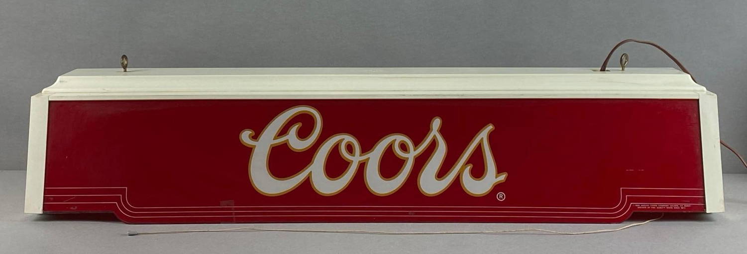 Coors Pool Table Light Up Pool Table Beer Light