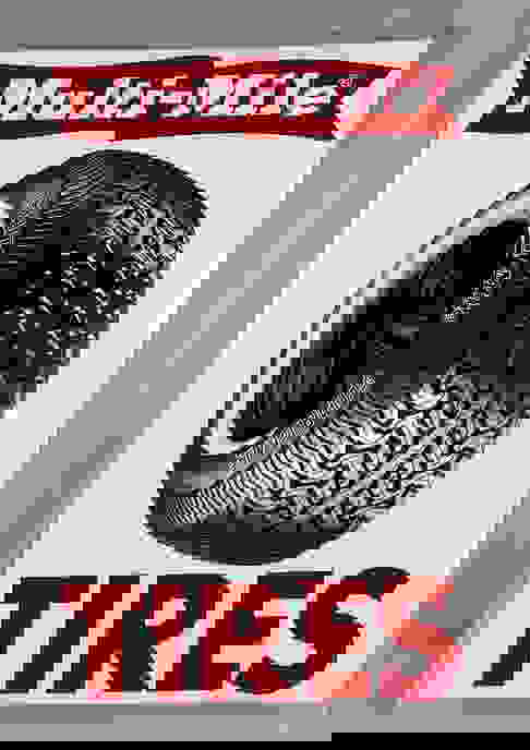 Multi-mile Tires Metal Advertising Sign Auction