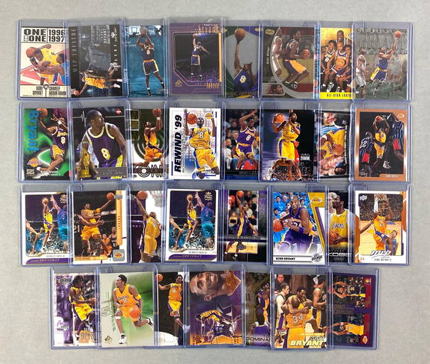31 Kobe Bryant Cards With Inserts And Rookies