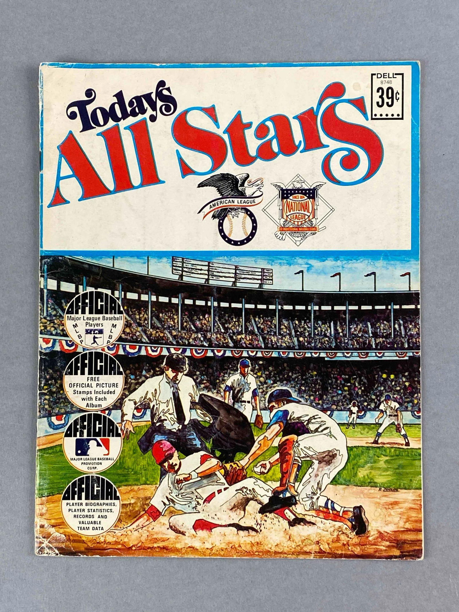 1971 Dell Team Stamps All Star Book