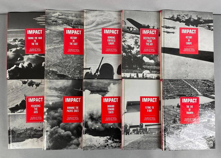 Group Of 10 Impact Picture History Of Ww2 Books