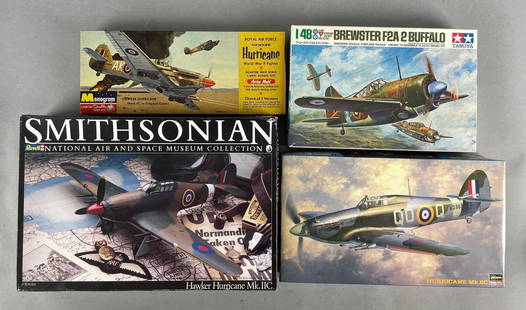 Group Of 4 Ww2 German Fighter Plane Model Kits Auction