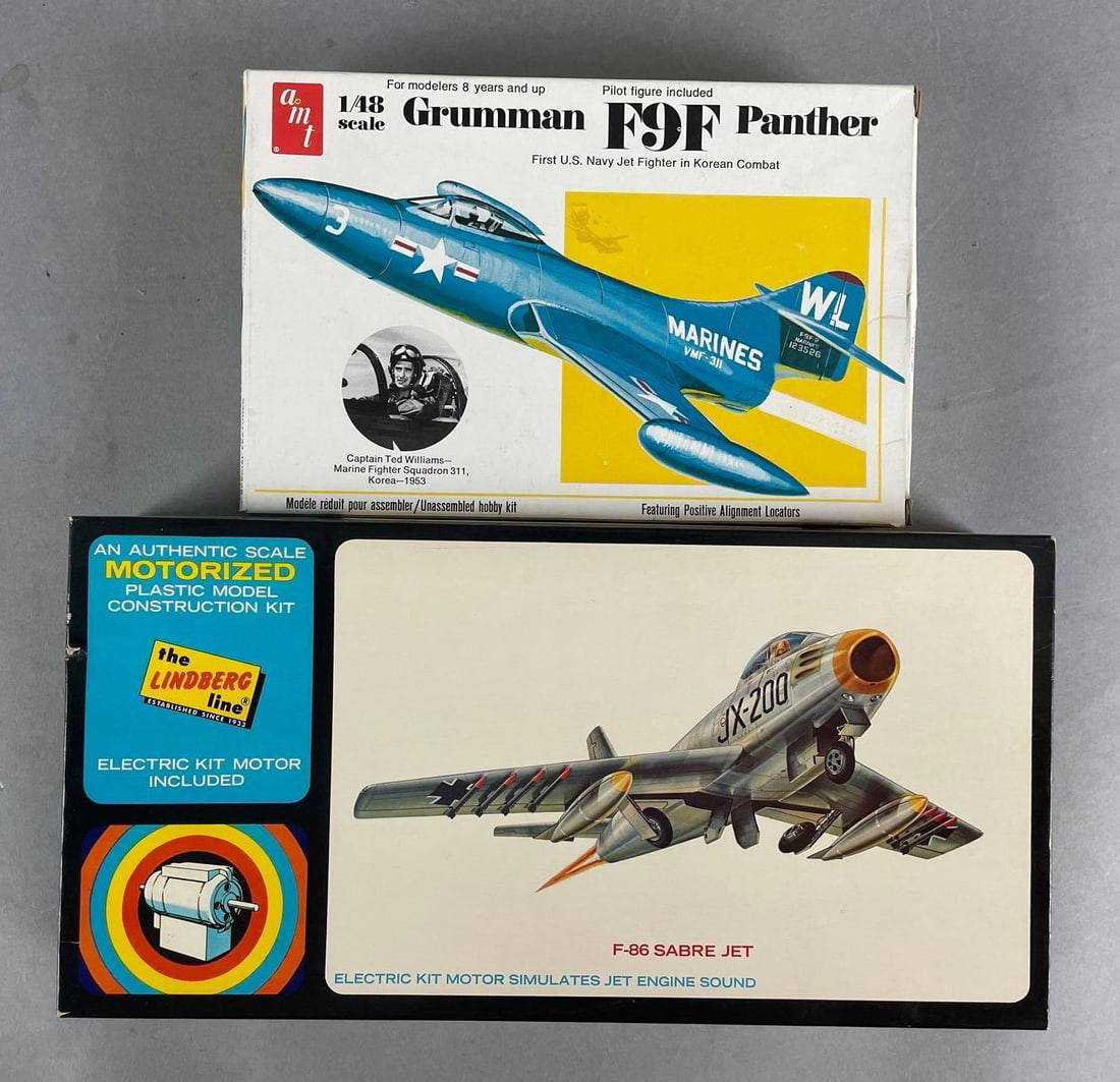 Group Of 2 U.s. Fighter Jet Model Kits Auction