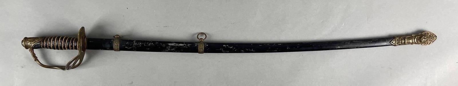 Antique U.s. Cavalry Sword With Sheath