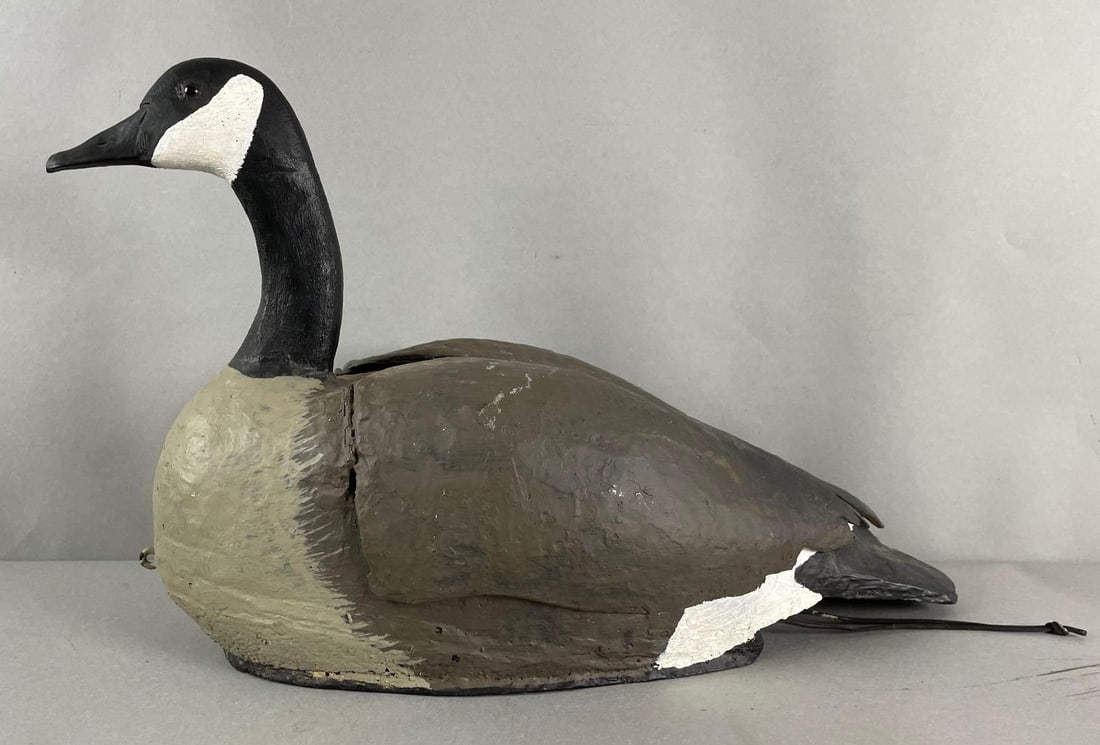 Fiberglass Goose Decoy With Flapping Wings Auction