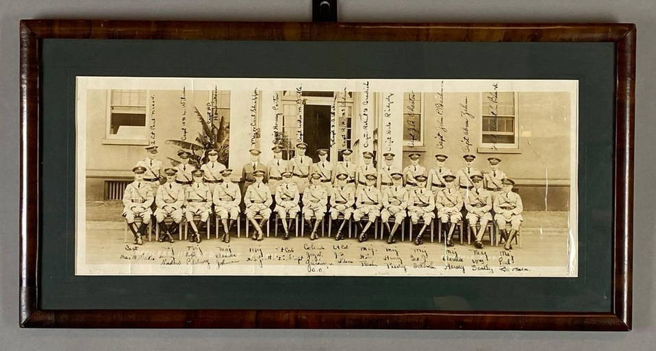 1931 Us Officers 11th Medical Regement Hawaii Group Photograph