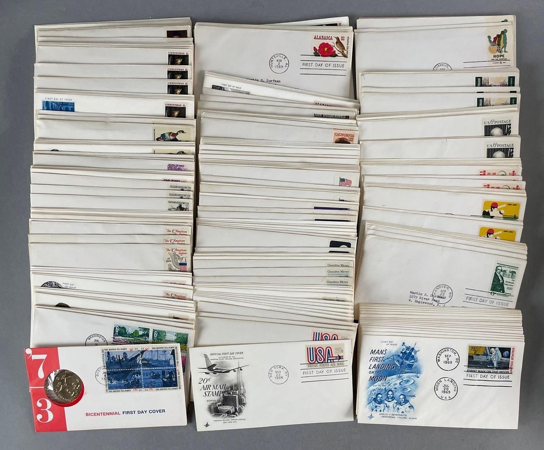 Large Group Of 1st Day Covers