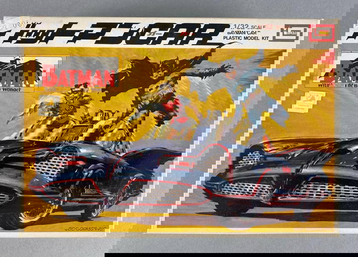 Vintage Imani Dc Comics Batman Plastic Model Car