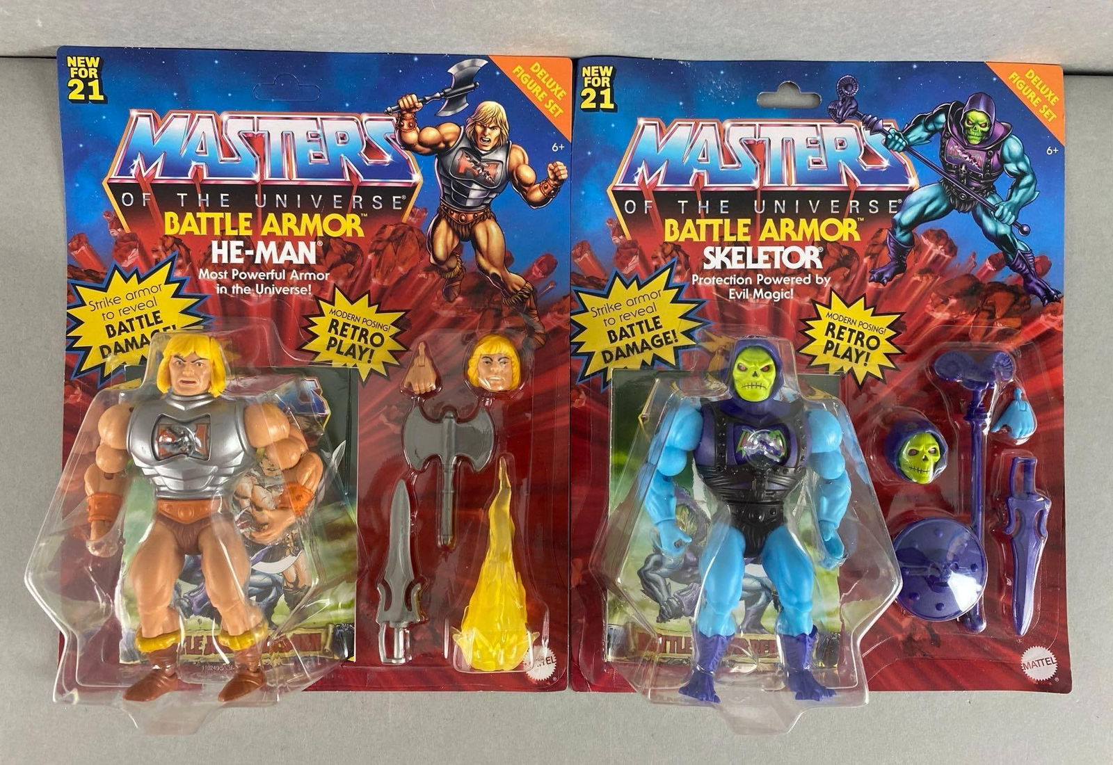 Group Of 2 Mattel Masters Of The Universe Deluxe Figure Sets Auction
