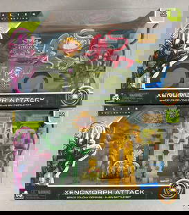 Group Of 3 Lanard Alien Xenomorph Action Figures