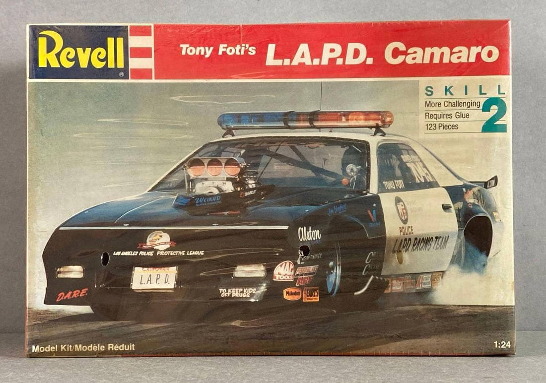 Revell Tony Foti’s Lapd Camaro Plastic Model Kit Auction